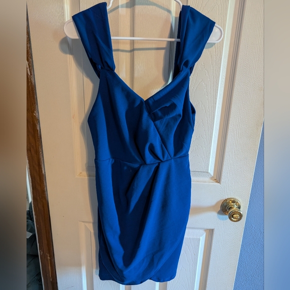 SHEIN | Dresses | Shein Royal Blue Mini Dress | Poshmark